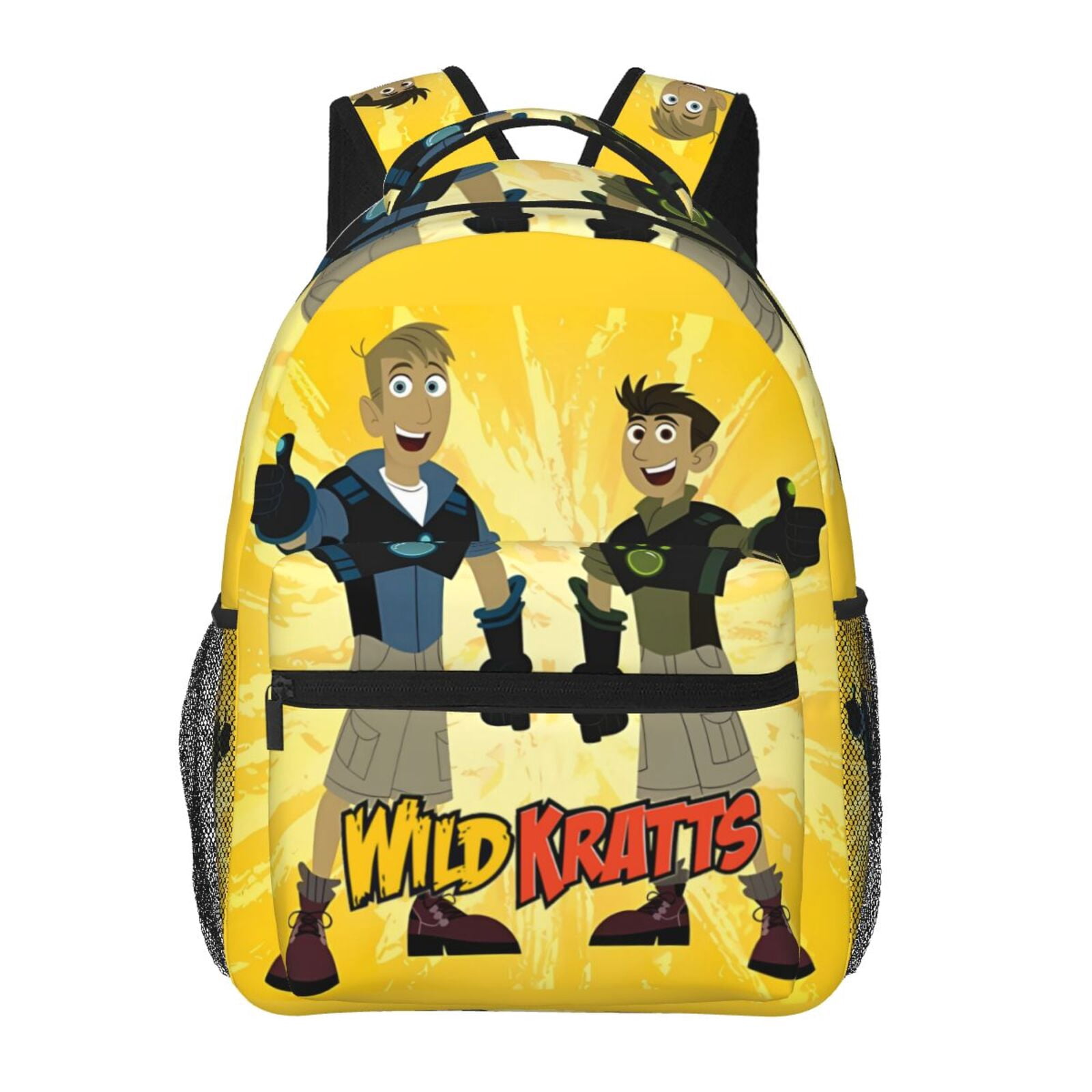 Wild Kratts Backpack Travel Casual Daypack College Bookbag Laptop Bag ...