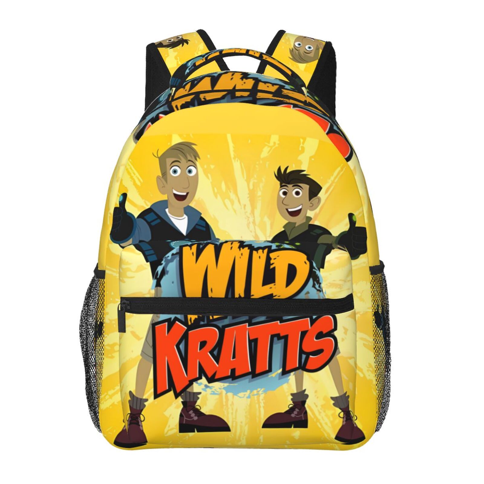 Wild Kratts Backpack Travel Casual Daypack College Bookbag Laptop Bag ...