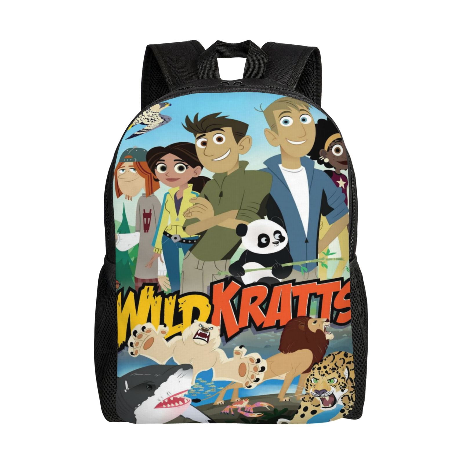 Wild Kratts Backpacks Bookbag Casual Daypack Backpacks for Travel ...
