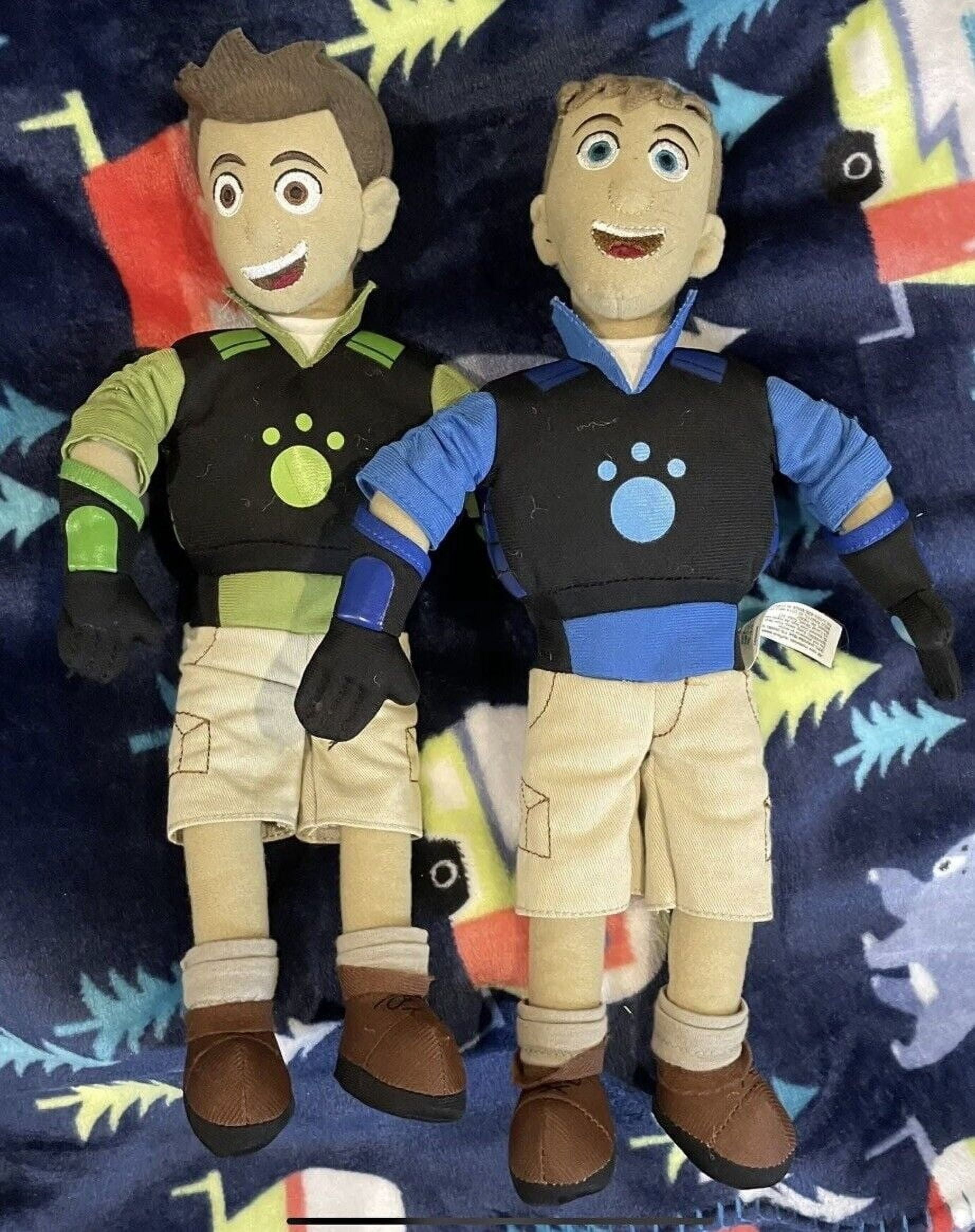 Wild Kratts Brothers Chris & Martin Talking Plush Dolls 2025 Wicked ...
