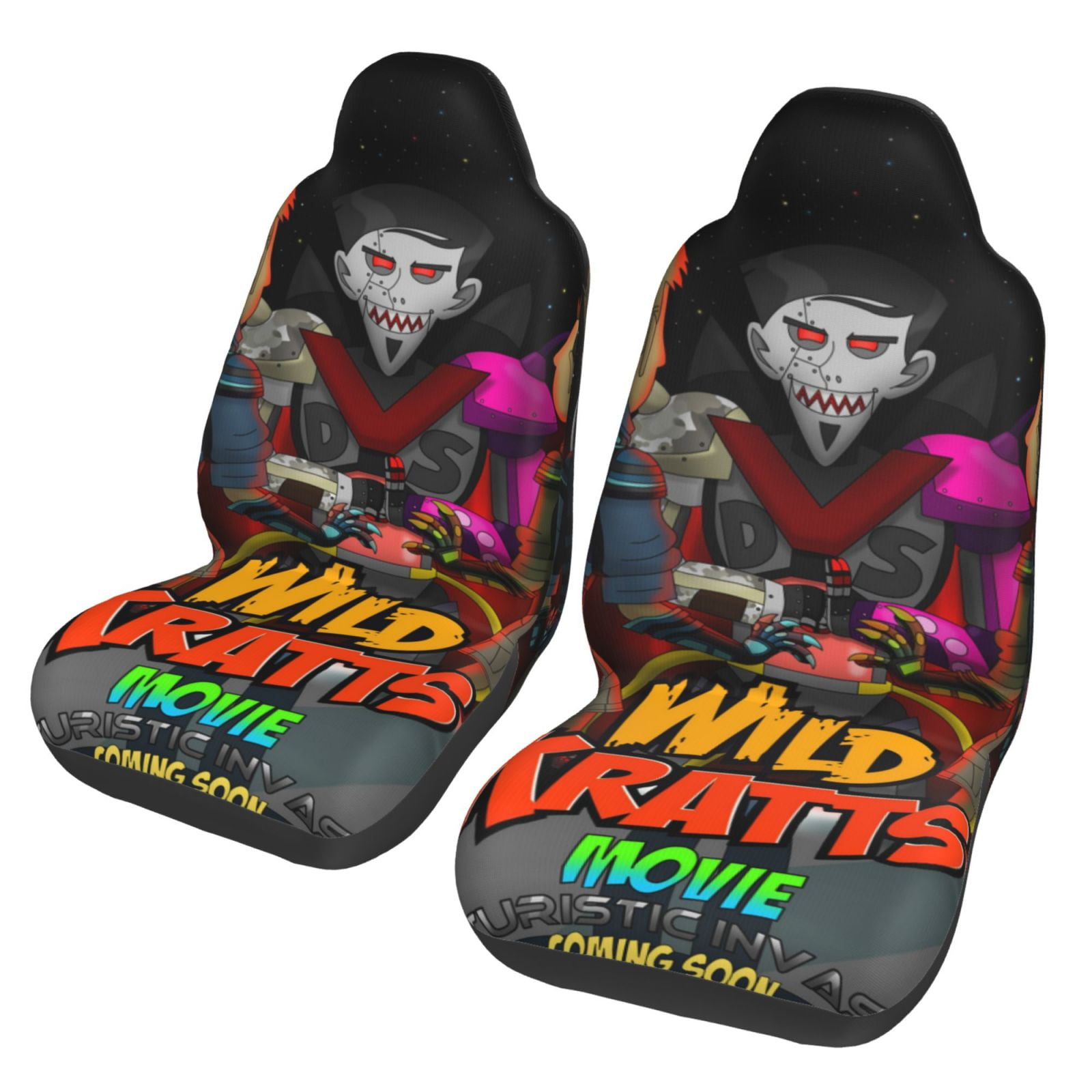 Wild Kratts Car Seat Cover Front Seats Full Set of 2 Vehicle Seat ...