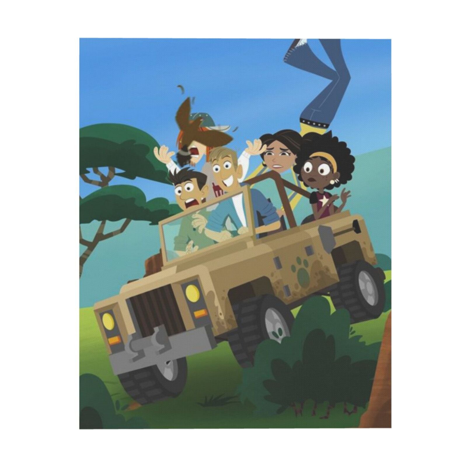 Wild Kratts Cartoon Canvas Decorative Poster Gift Art Picture Painting ...