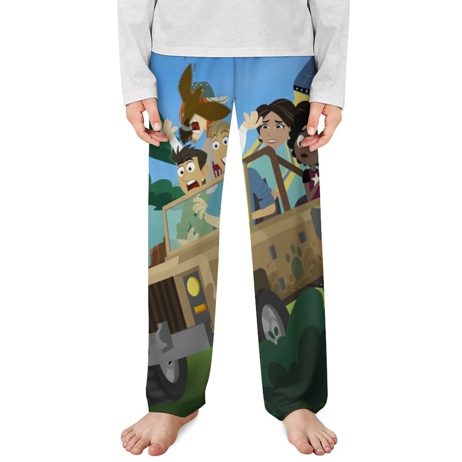 Wild Kratts Cartoon Children's Pajamas Cozy Lounge Straight Leg ...