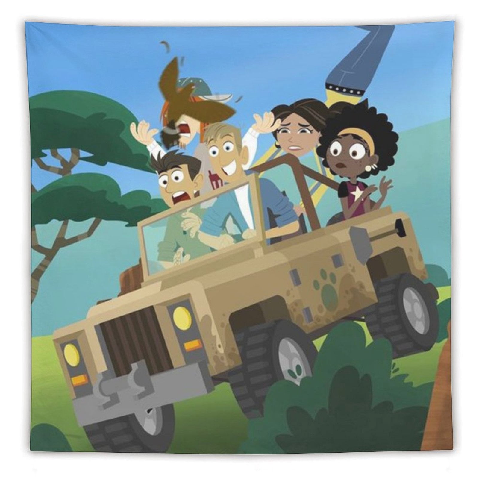 Wild Kratts Cartoon Tapestry Luxury Wall Hanging Tapestries Decor Aisle ...