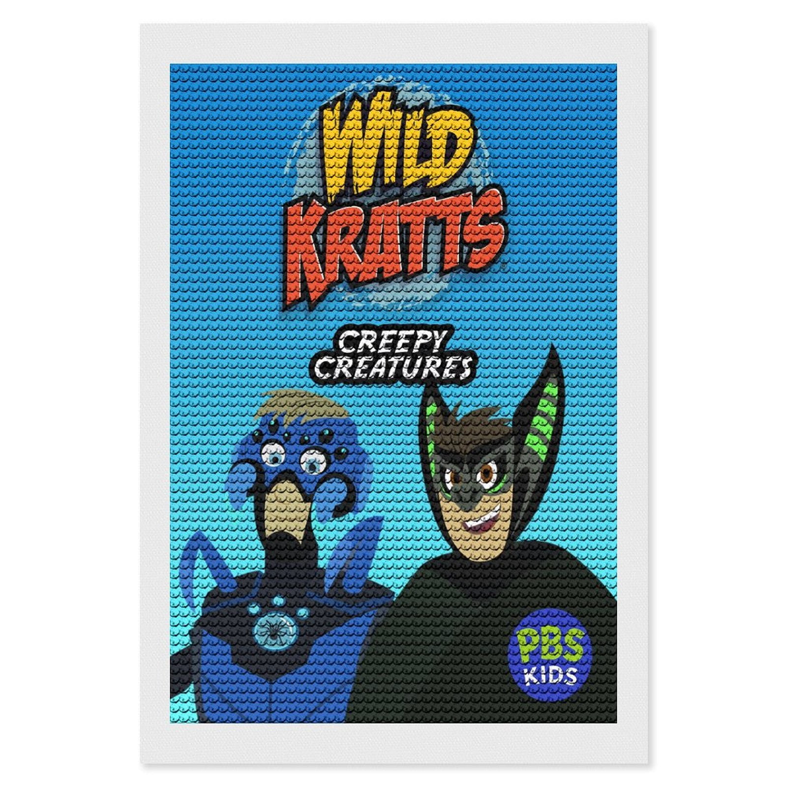 Wild Kratts Diamond Art Kits for Adults 5D Diamond Art Kit Paint by Number for Beginners, DIY ...