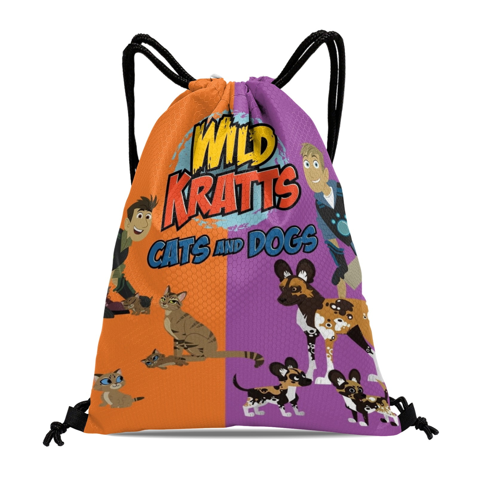 Wild Kratts Drawstring Backpack Bag Party Favors Goodies Merch Gym ...