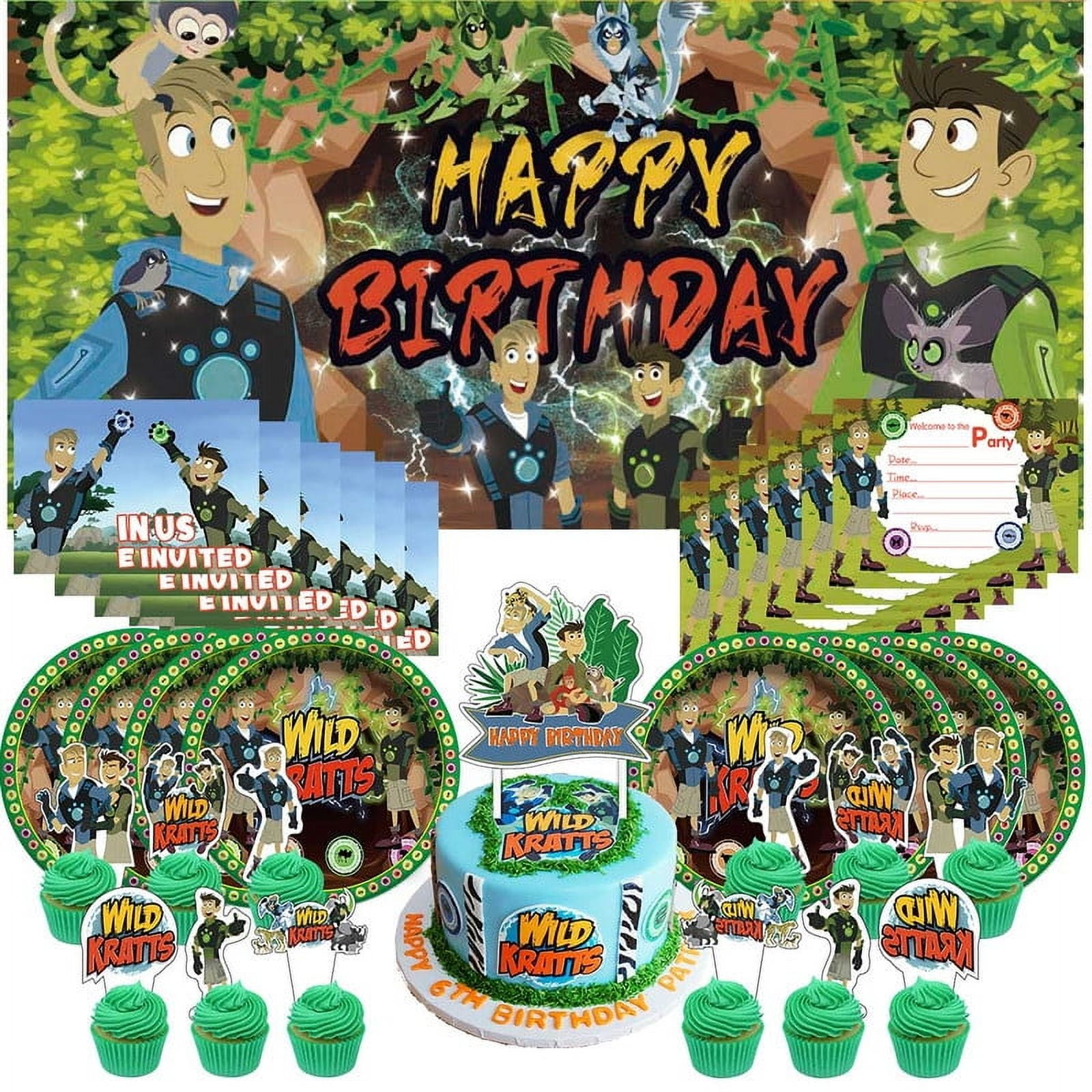 Wild Kratts Invite Invitation Cards Party Supplies Decor Decorations ...