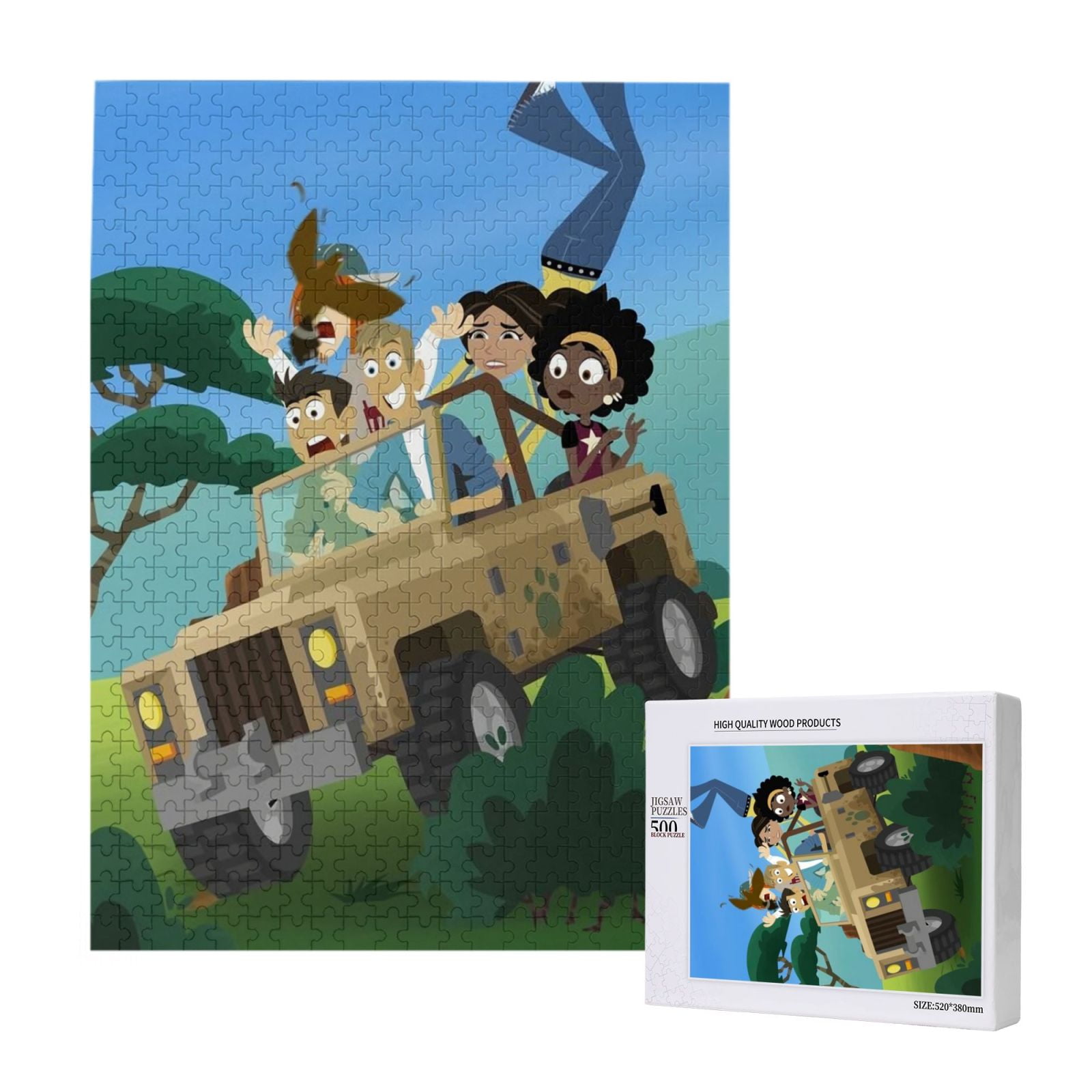 Wild Kratts Jigsaw Puzzle Interactive Brain Teaser Board Game for ...