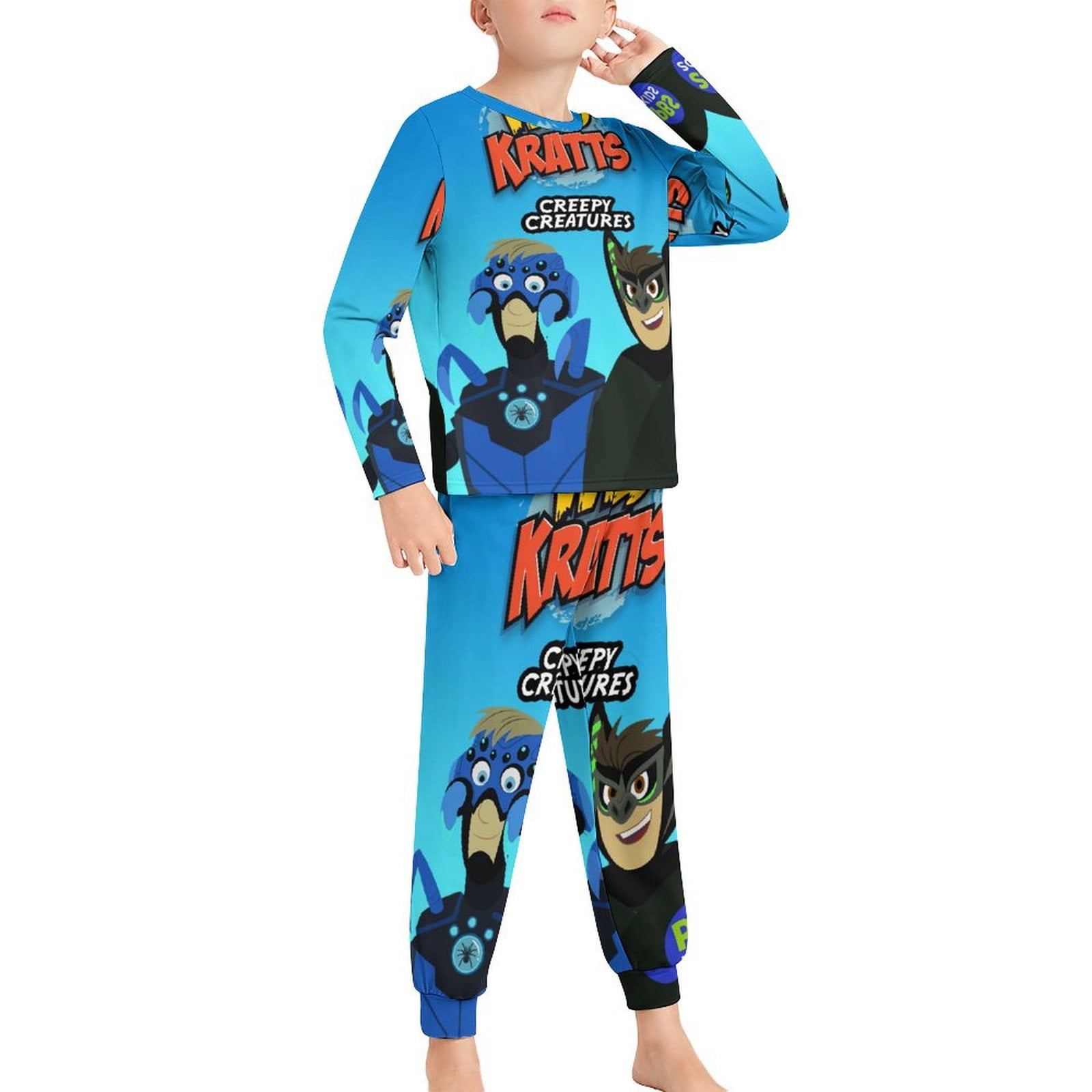 Wild Kratts Ki-ds Pajamas 2 Piece Pjs Set Little Big Bo-ys Gi-rls ...
