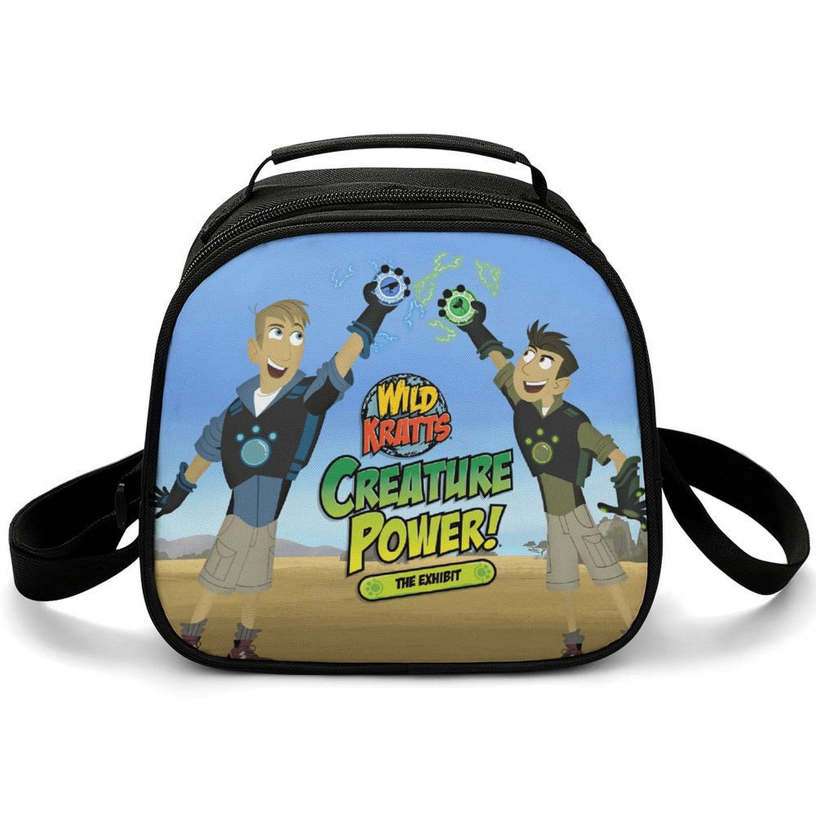 Wild Kratts Lunch Bag, Insulated Lunch Box Large Capacity Reusable ...