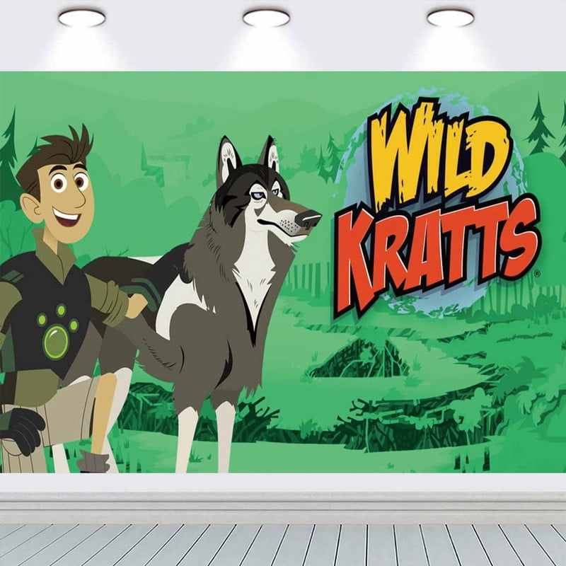 Wild Kratts Party Supplies Background Backdrop Taspestry Banner Poster ...