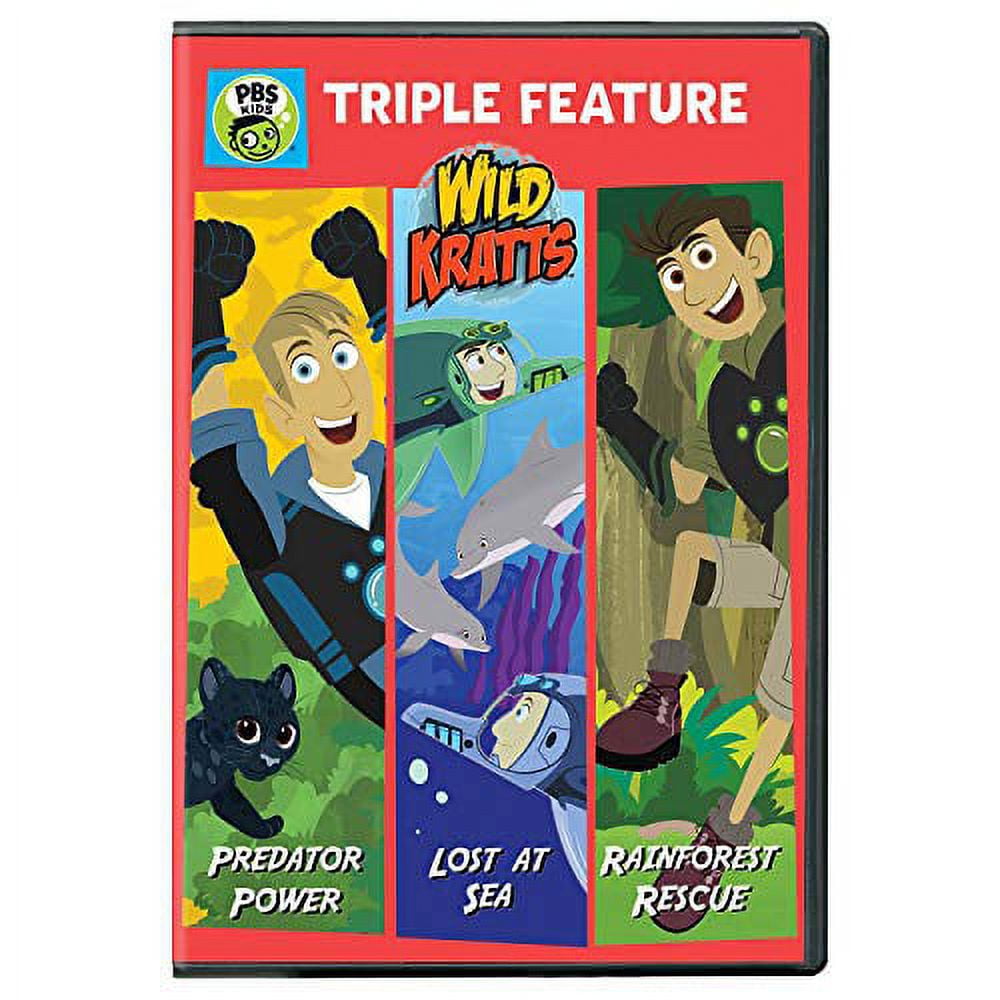 Wild Kratts: Triple Feature (DVD), PBS (Direct), Kids & Family ...