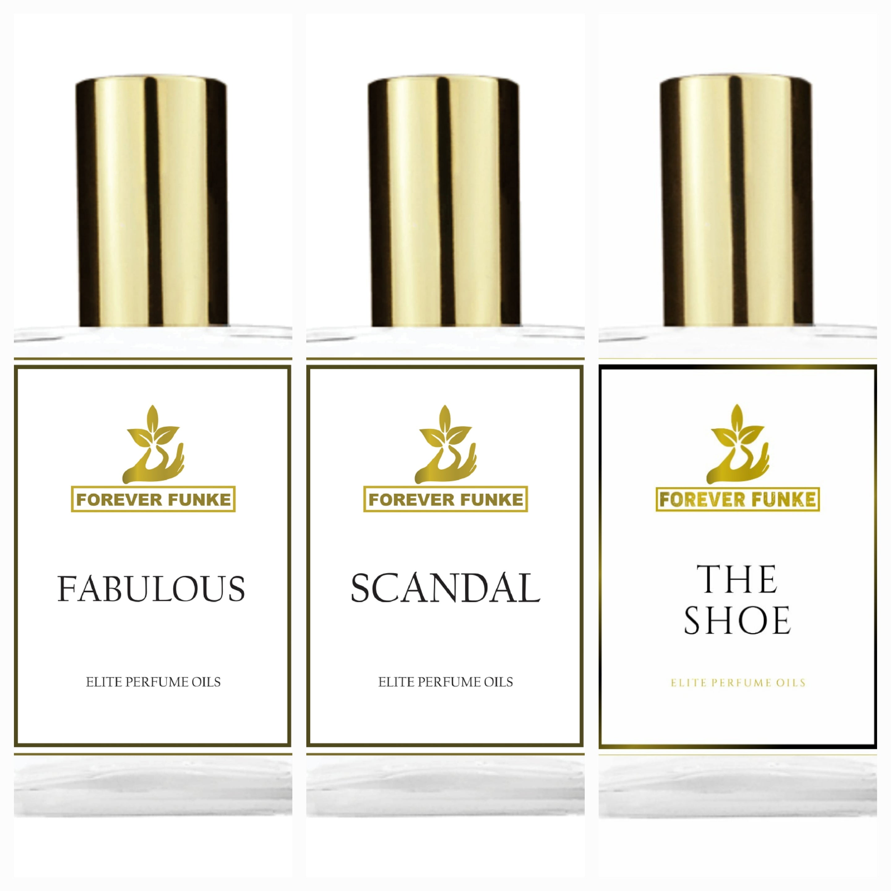 Wild Lady Collection Fragrance Oils (Fabulous + Scandal + The Shoe) 15ml/0.51 Fl Oz x 3pcs ...