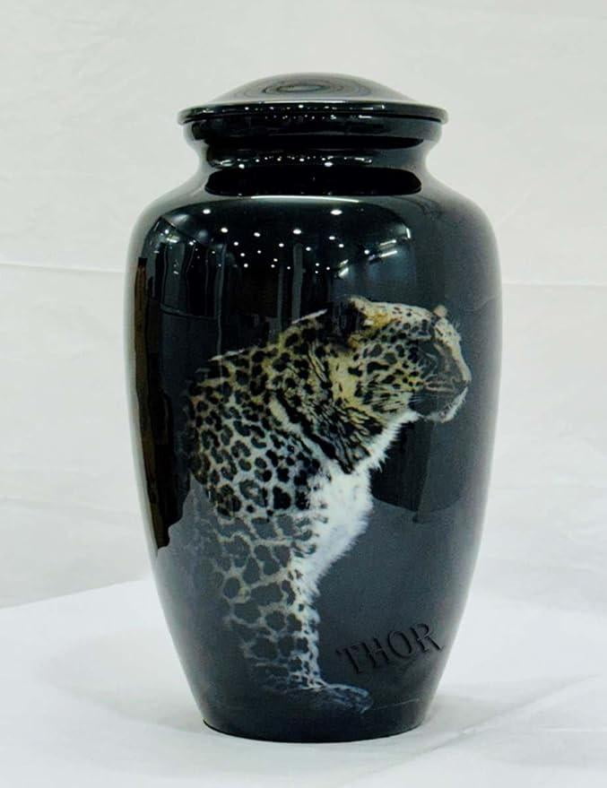 Wild Leopard Panthar Keepsakes Urns Handcrafted Luxury Aluminum ...
