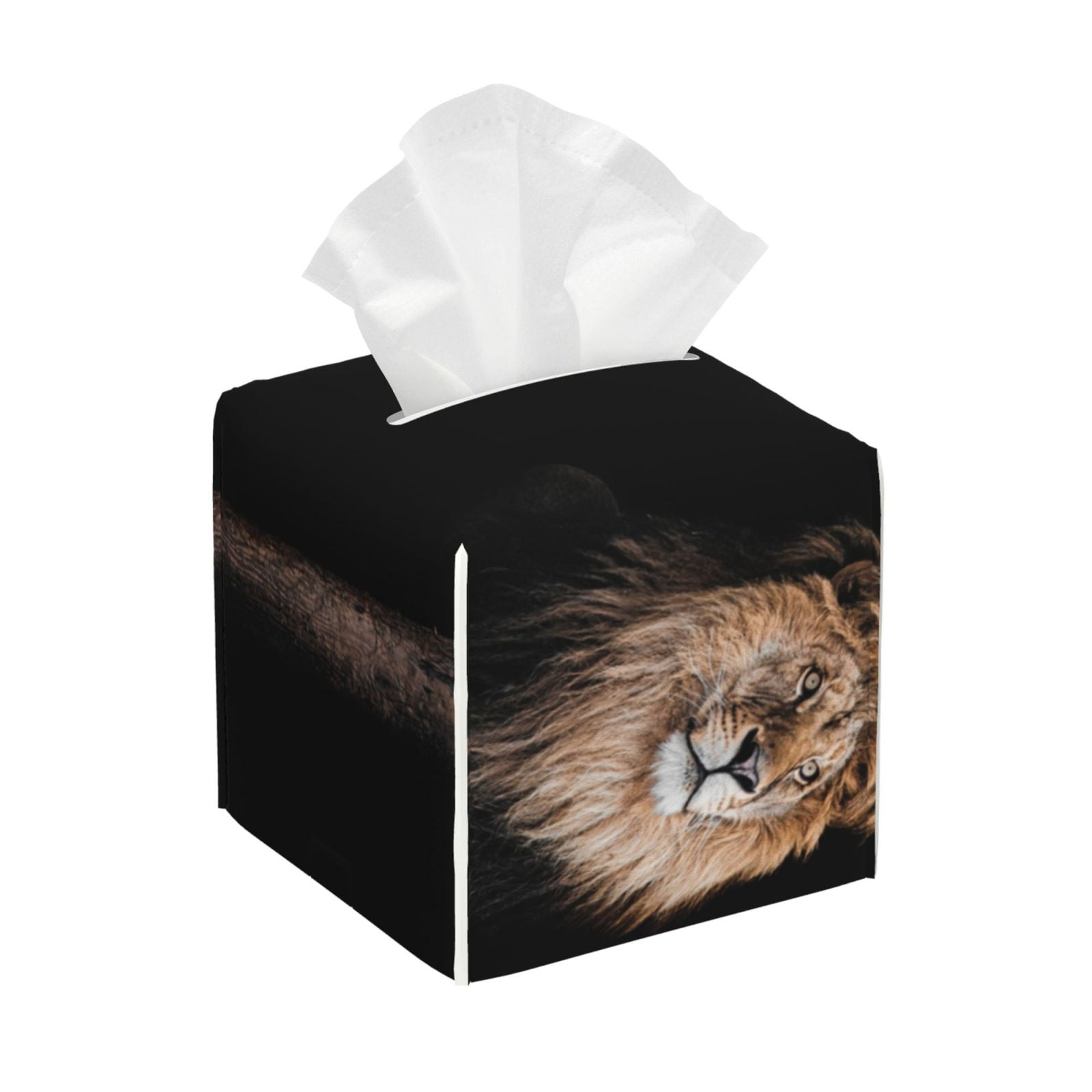 Wild Lion And Tiger, Long Tissue Box Cover Tissue Box Holder Tissue ...