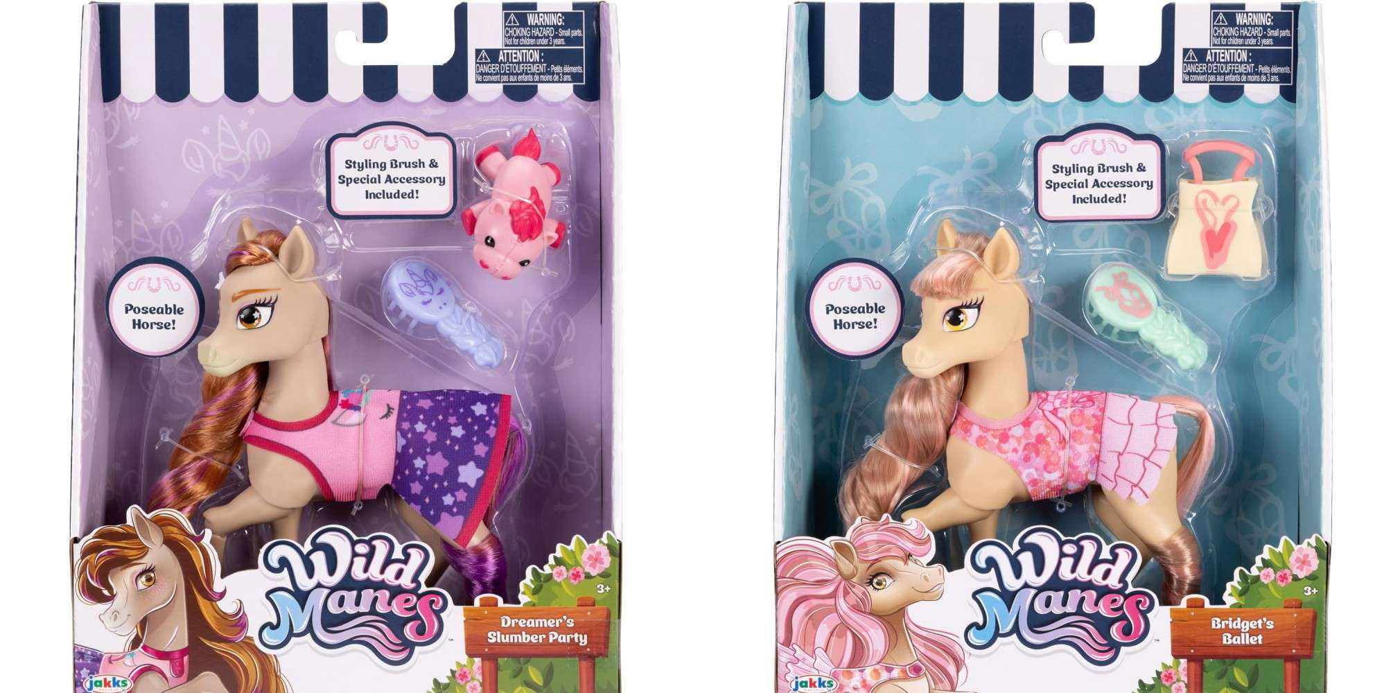 Wild Manes Dreamer's Slumber Party & Brigitte's Ballet Set of 2 ...