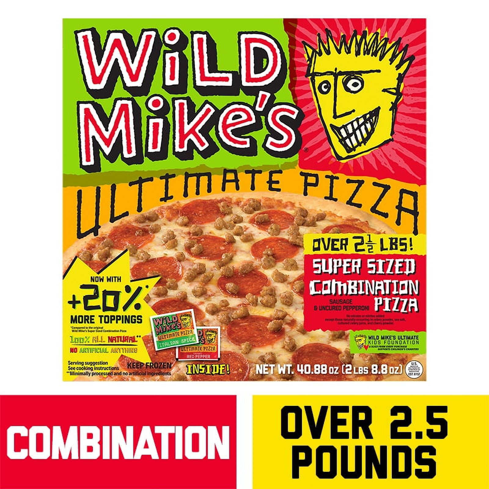 Wild Mike's Ultimate Pizza Super Sized Combination. (Frozen) All ...