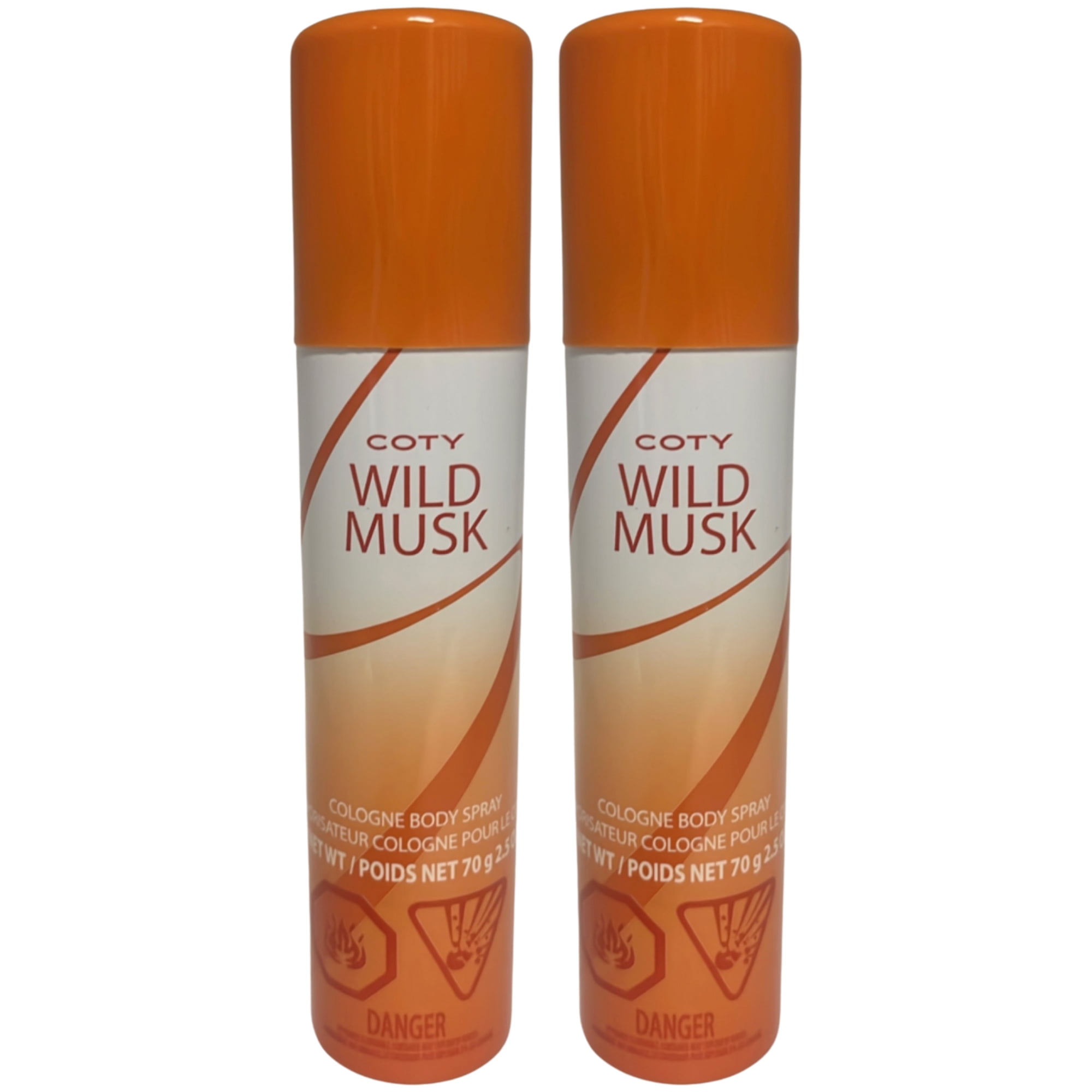 Coty Wild Musk Cologne Body Spray, 2.5oz Women's Fragrance Perfume ...