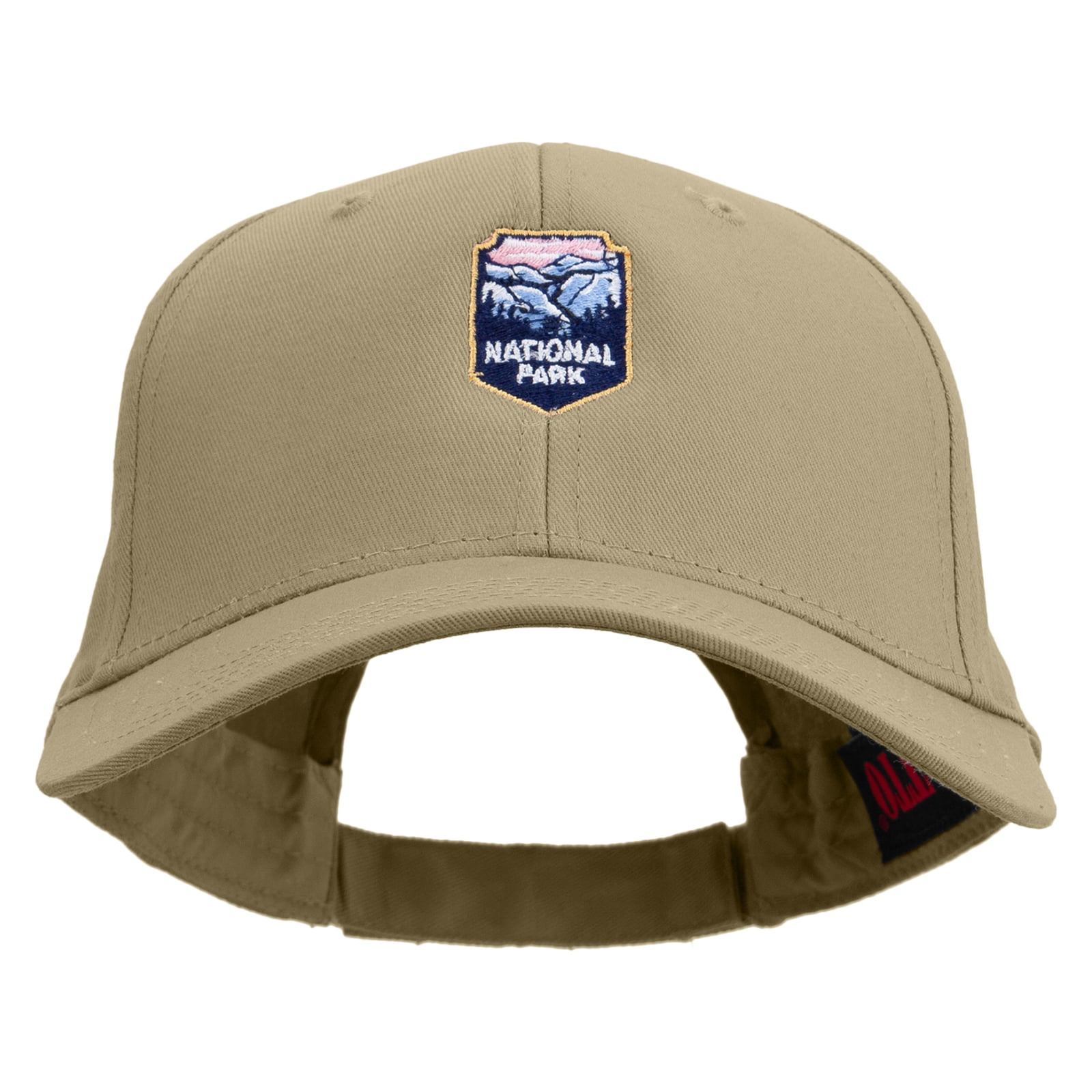 Wild National Landmark Logo Embroidered Low Profile Cap - Khaki OSFM ...
