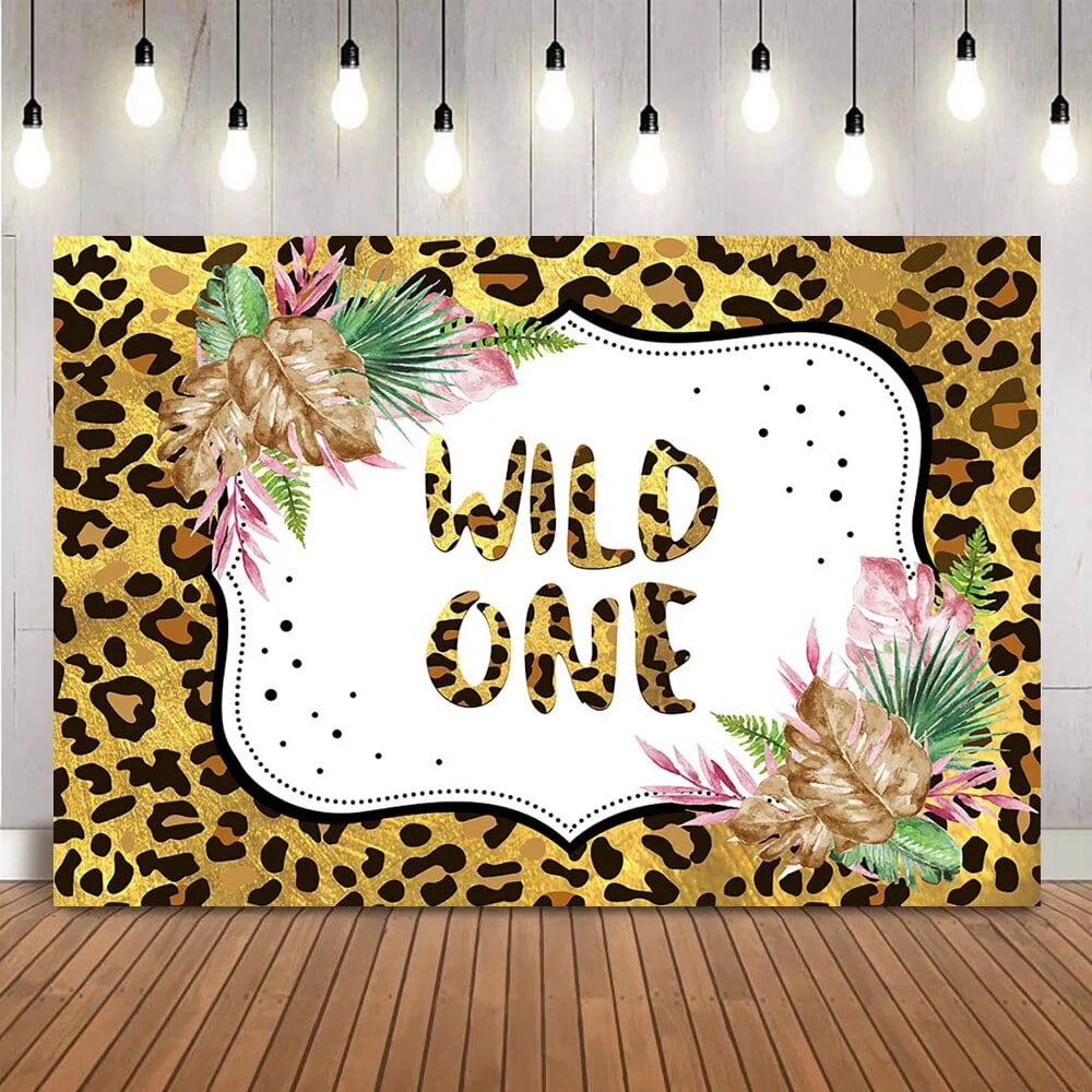Wild One Backdrop Africa Newborn Girl 1st Birthday Photo Background ...