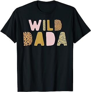 Wild One Dada two wild birthday outfit Zoo Birthday Animal T-Shirt ...