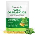 Wild Oregano Oil With Black Seed Oil 6000mg Per Serving, Digestive ...