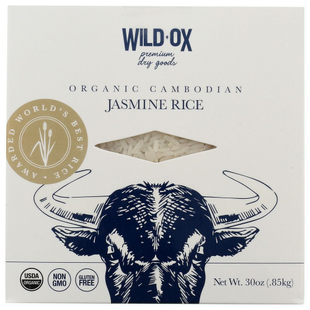 Wild Ox: Rice Jasmine Wht Cambodia, 30 Oz - Walmart.com