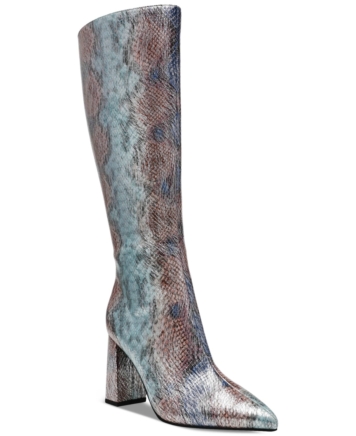 Wild Pair Islah Block-Heel Dress Boots Multi 7.5M - Walmart.com
