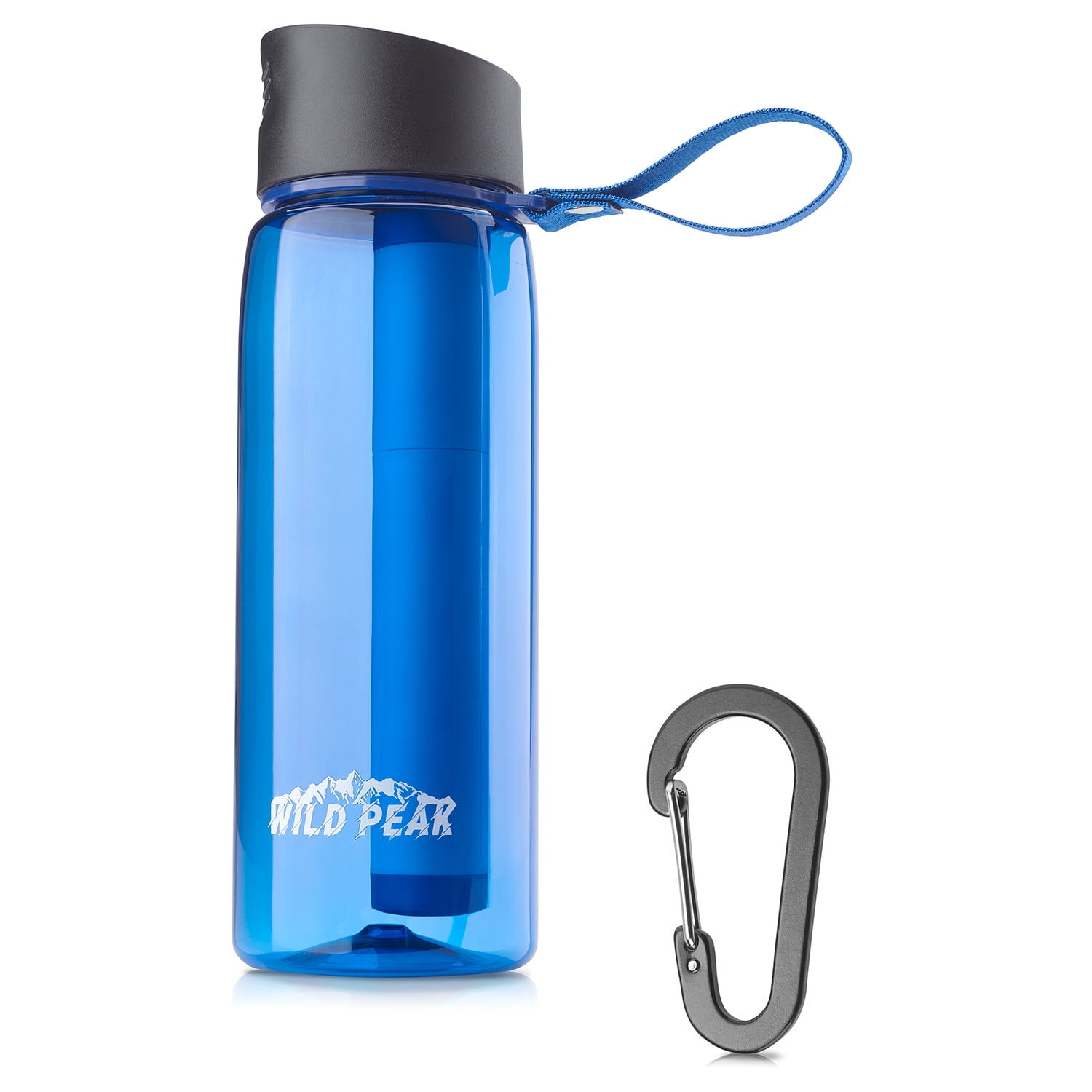 Wild Peak Alive-4 Outdoor Water Purifier Bottle, 4-Stage Filtration ...