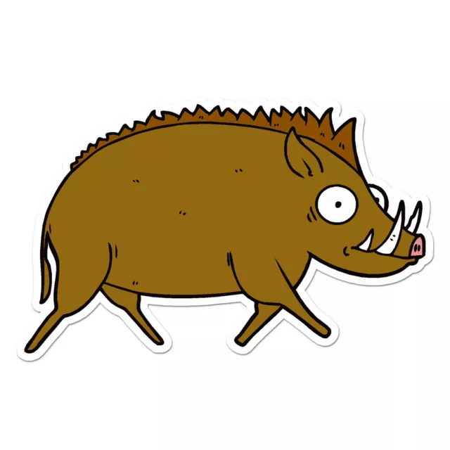 Wild Pig Boar Sticker Phone Decal Water Bottle Stickers Car Decals ...