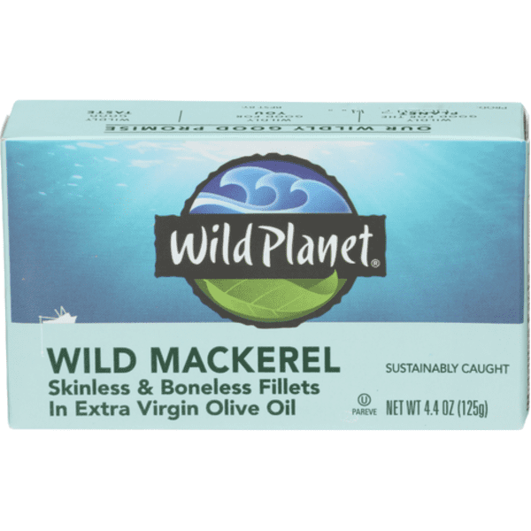 Wild Planet Mackerel Fillets 4.4 oz - Pack of 3 - Walmart.com
