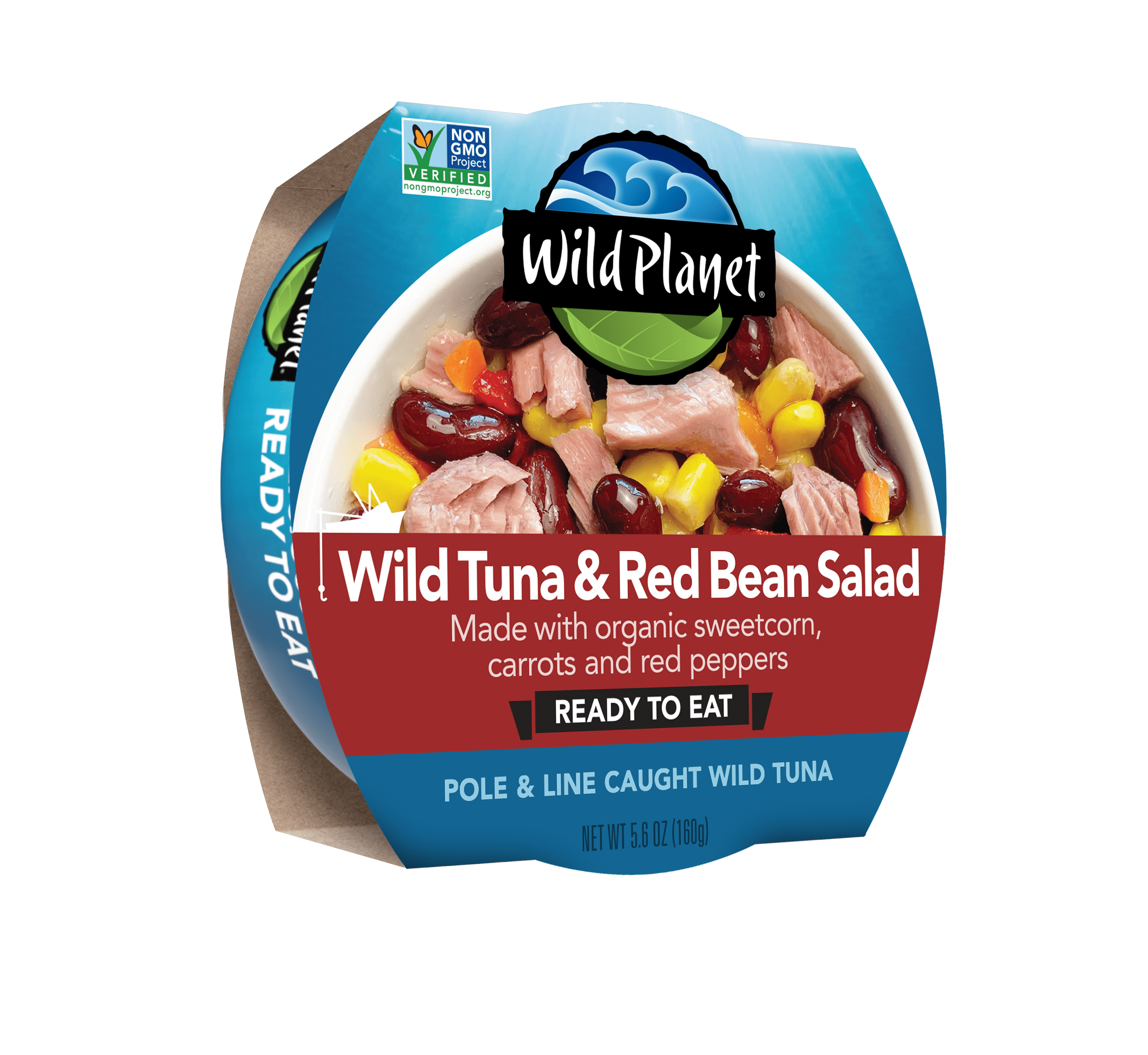 Wild Planet Ready-to-Eat Tuna Salad Bowl with Organic Corn, Beans ...