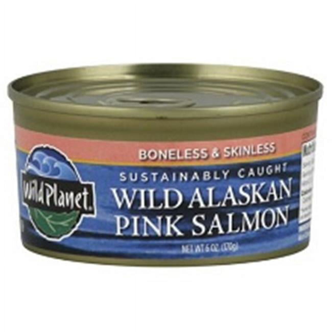 Wild Planet Wild Planet Wild Alaskan Pink Salmon- 12x6 OZ - Walmart.com