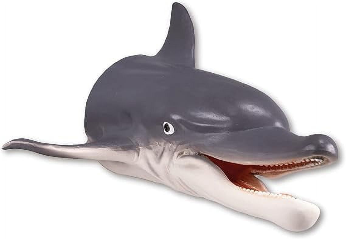 Wild Play Puppets Deluxebase Realistic Dolphin Hand Puppet Made from ...