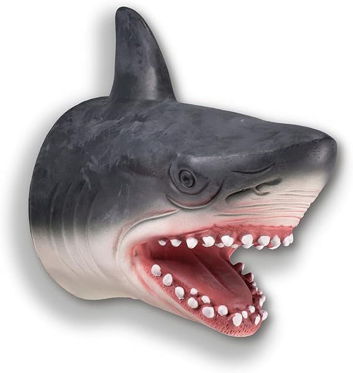 Wild Play Puppets Deluxebase for Kids - Realistic Shark Hand Puppets ...