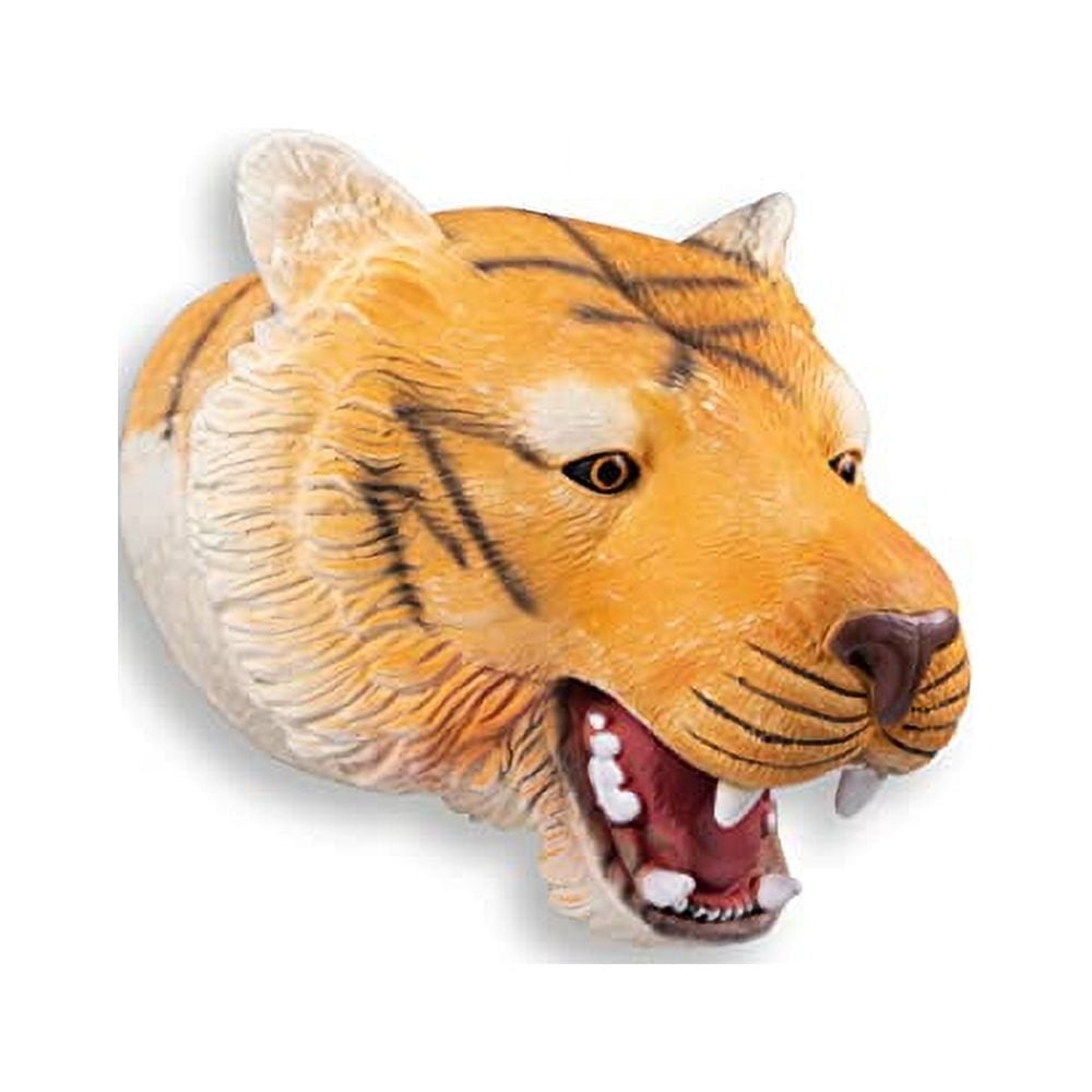 Wild Play Tiger Puppet by Deluxebase – Realistic Safari Hand Puppet Toy ...
