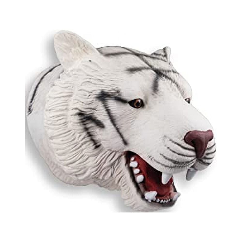 Wild Play White Tiger Puppet by Deluxebase – Realistic Eco Latex Hand ...
