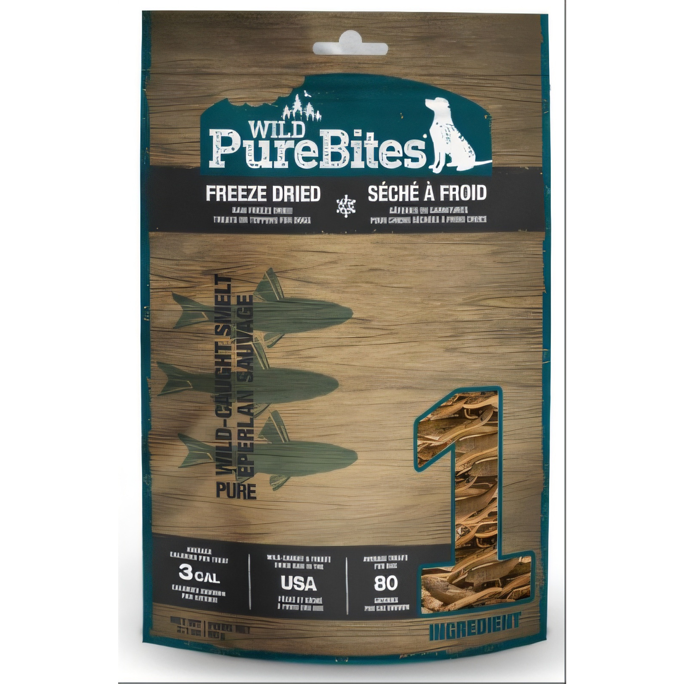 Wild Pure Bites Freeze Dried Treats - Wild Caught Smelt (2.1-oz ...