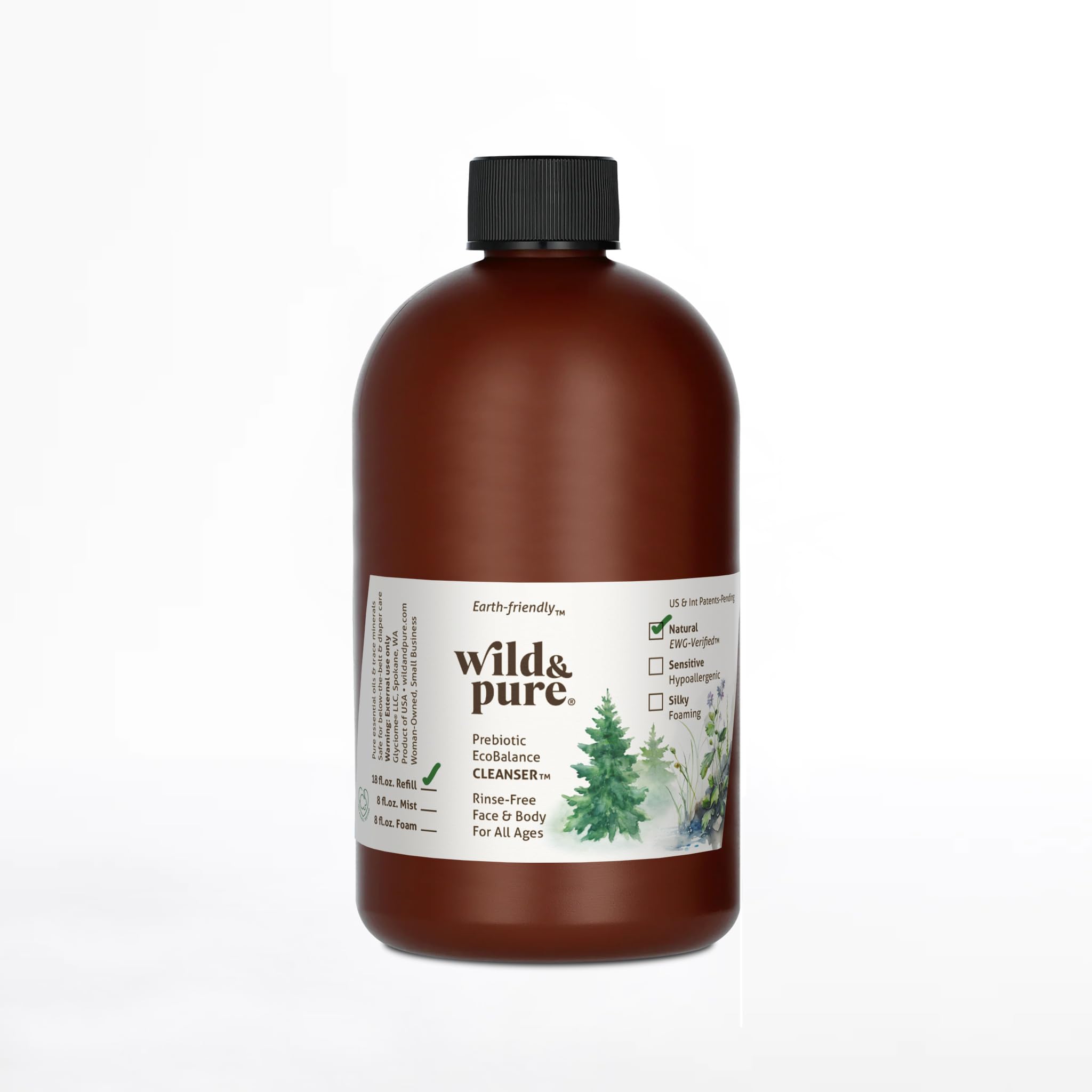 Wild & Pure EWG IRF13 Verified All Natural, Plant-Based EcoBalance ...