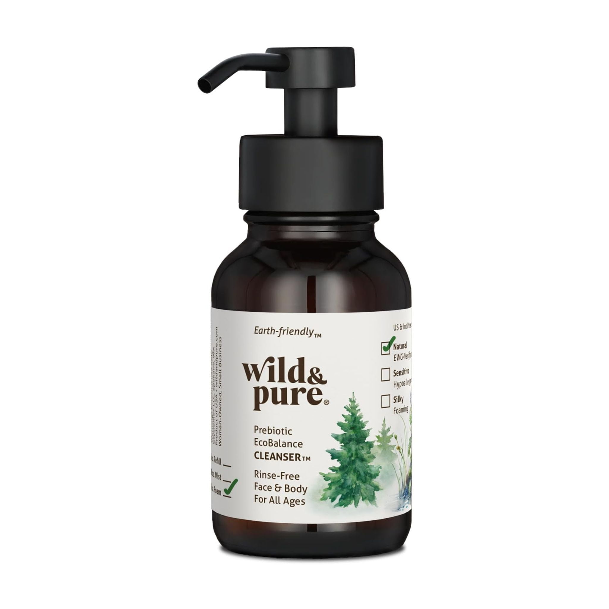 Wild & Pure EWG YYF14 Verified All Natural EcoBalance Cleanser - 8 Oz ...