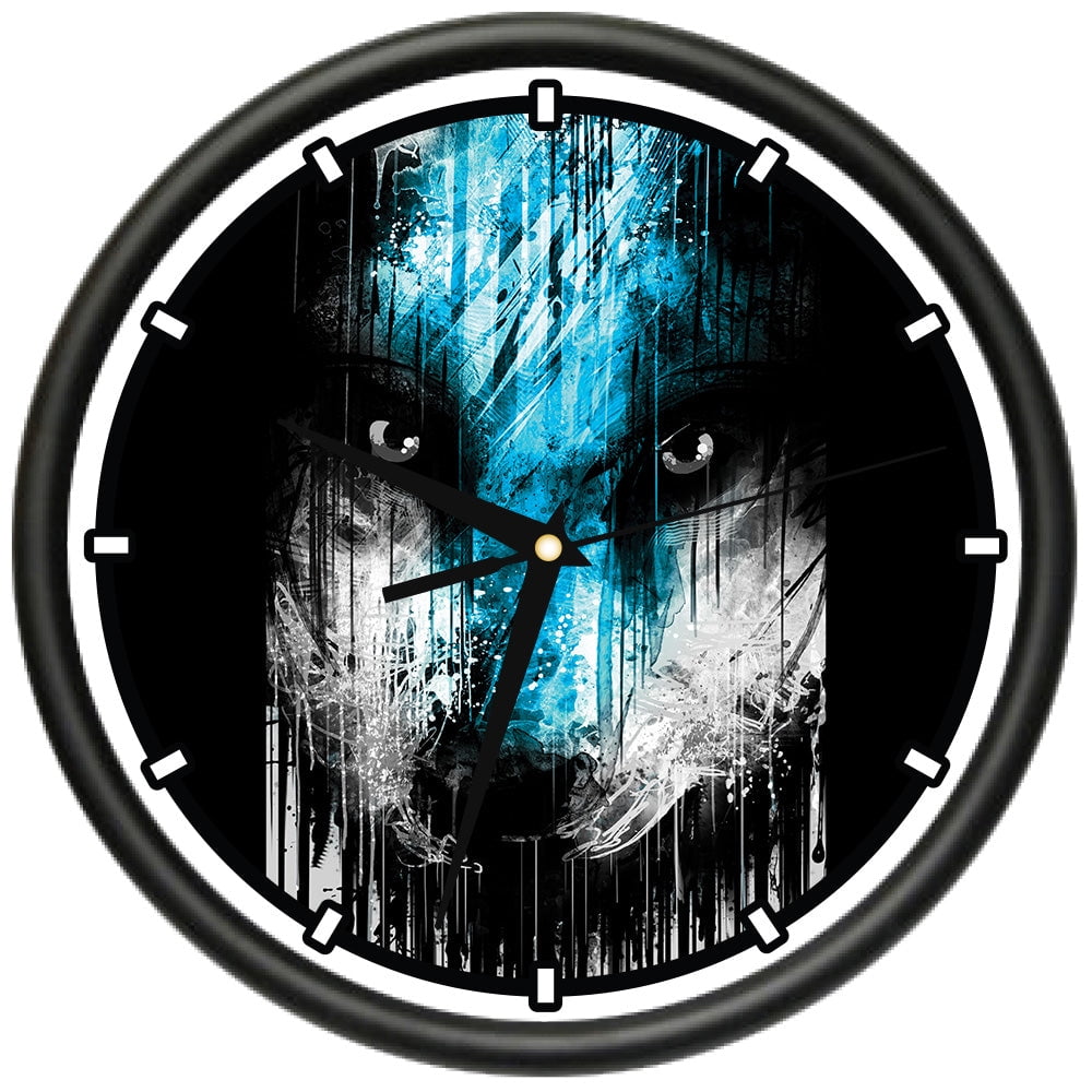 Wild Rain Design Wall Clock | Precision Quartz Movement | Décor For ...