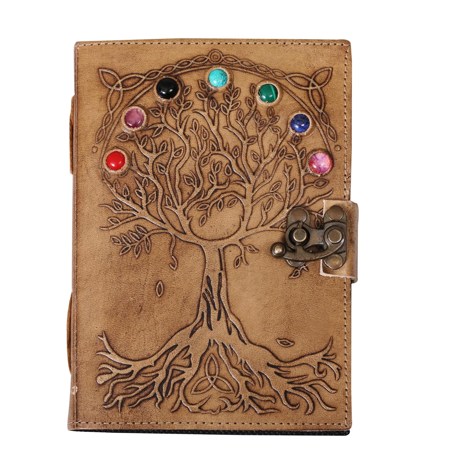 Wild Ranger Tree of Life, Stone Embossed Vintage Handmade Leather ...