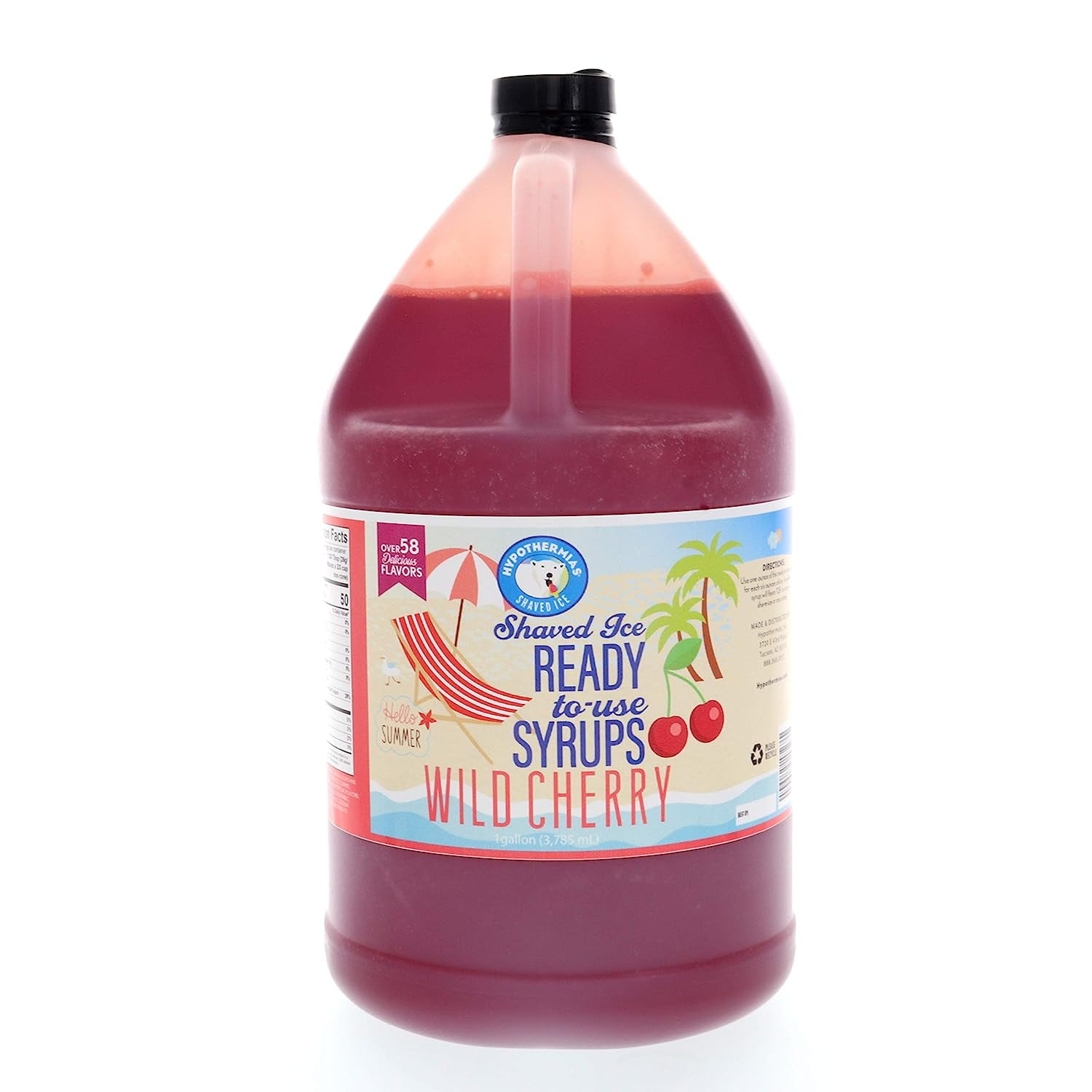 Wild Ready to Use Gallon (128 Fl. Oz) Hawaiian Snow Cone Flavors Syrup ...