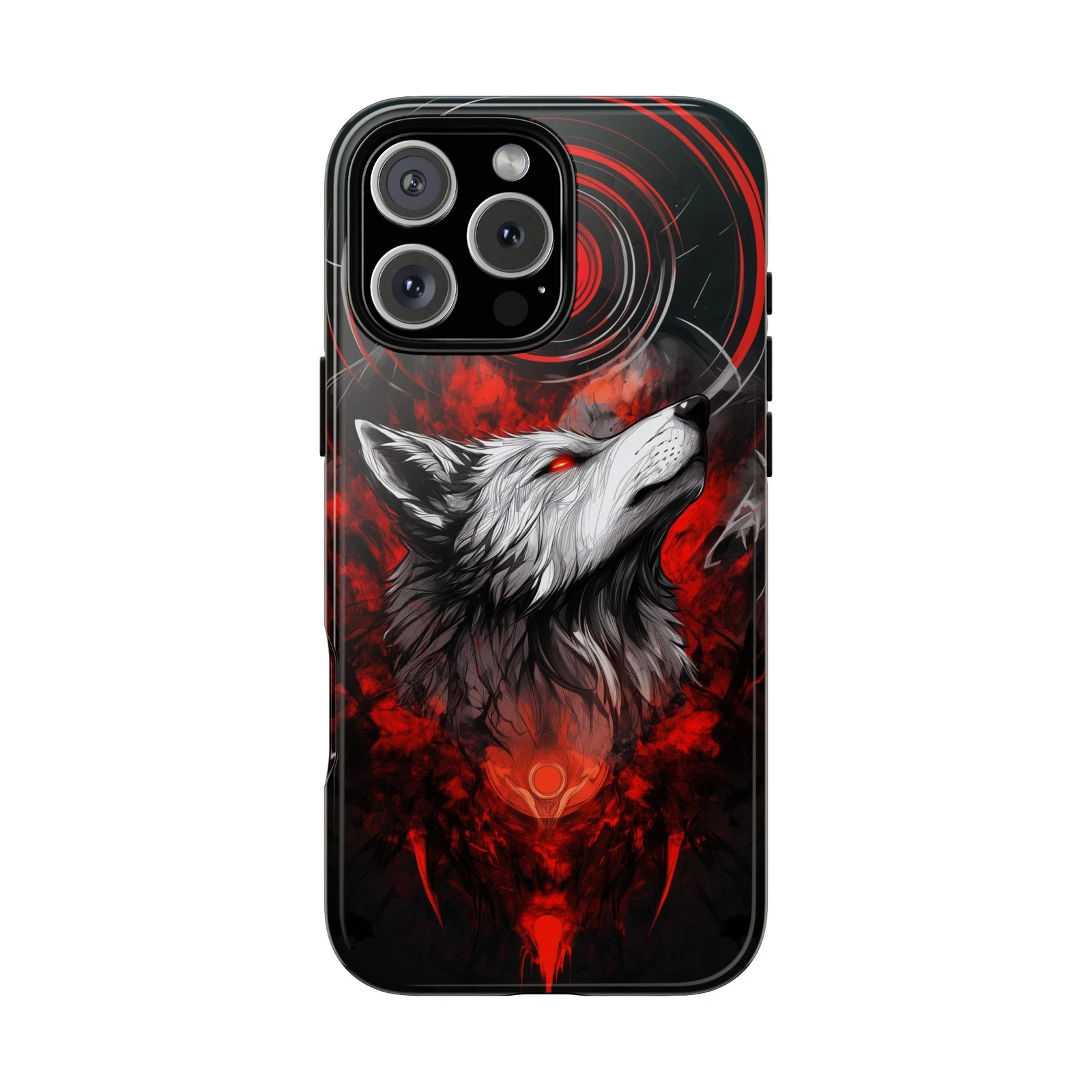 Wild Red Wolf Animal Forest Art Nature Wilderness iPhone 11 12 13 14 15 ...