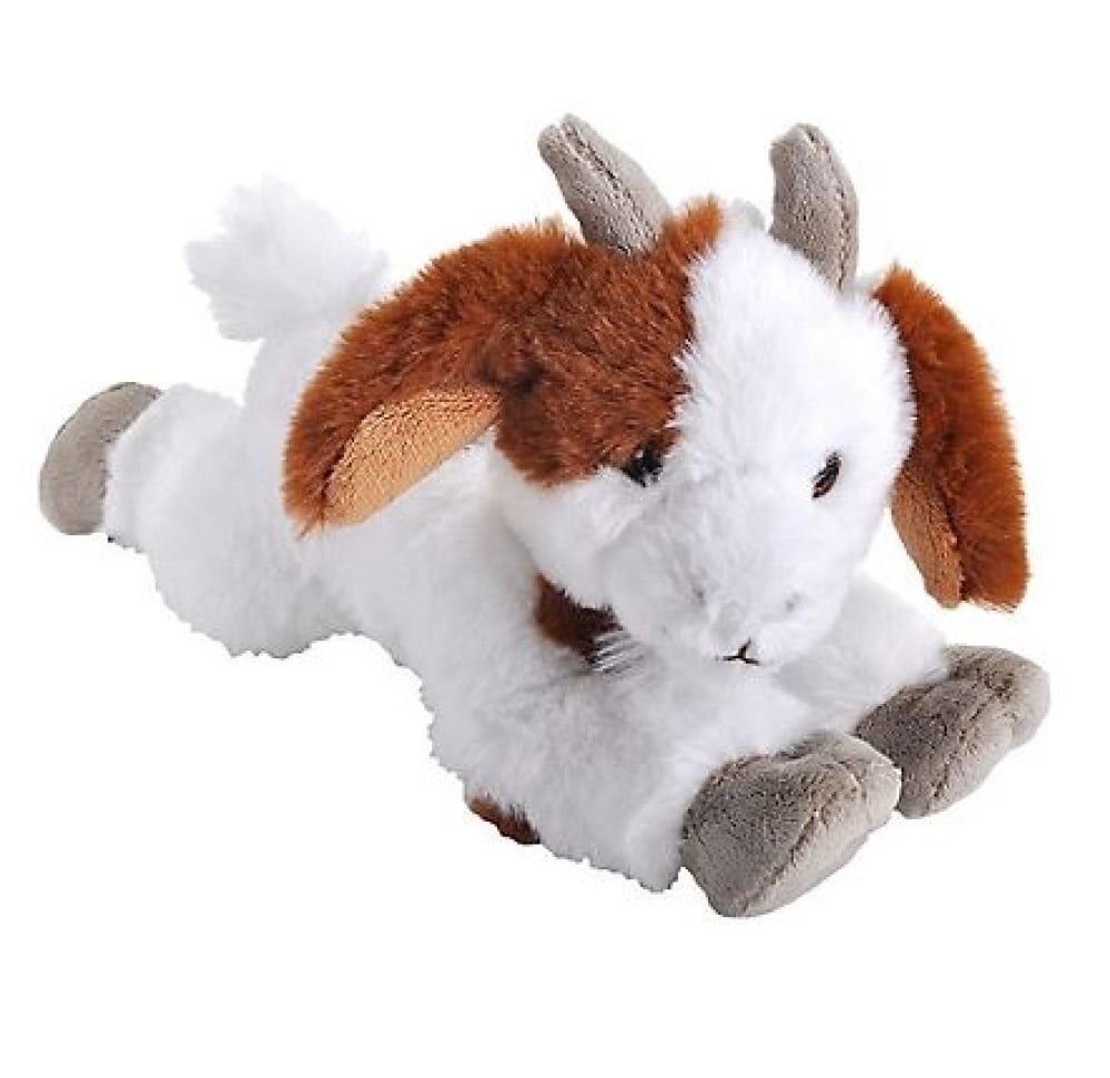 Wild Republic 26449 TRA Ecokins-Mini Goat Stuffed Animal 8-Inch, White ...