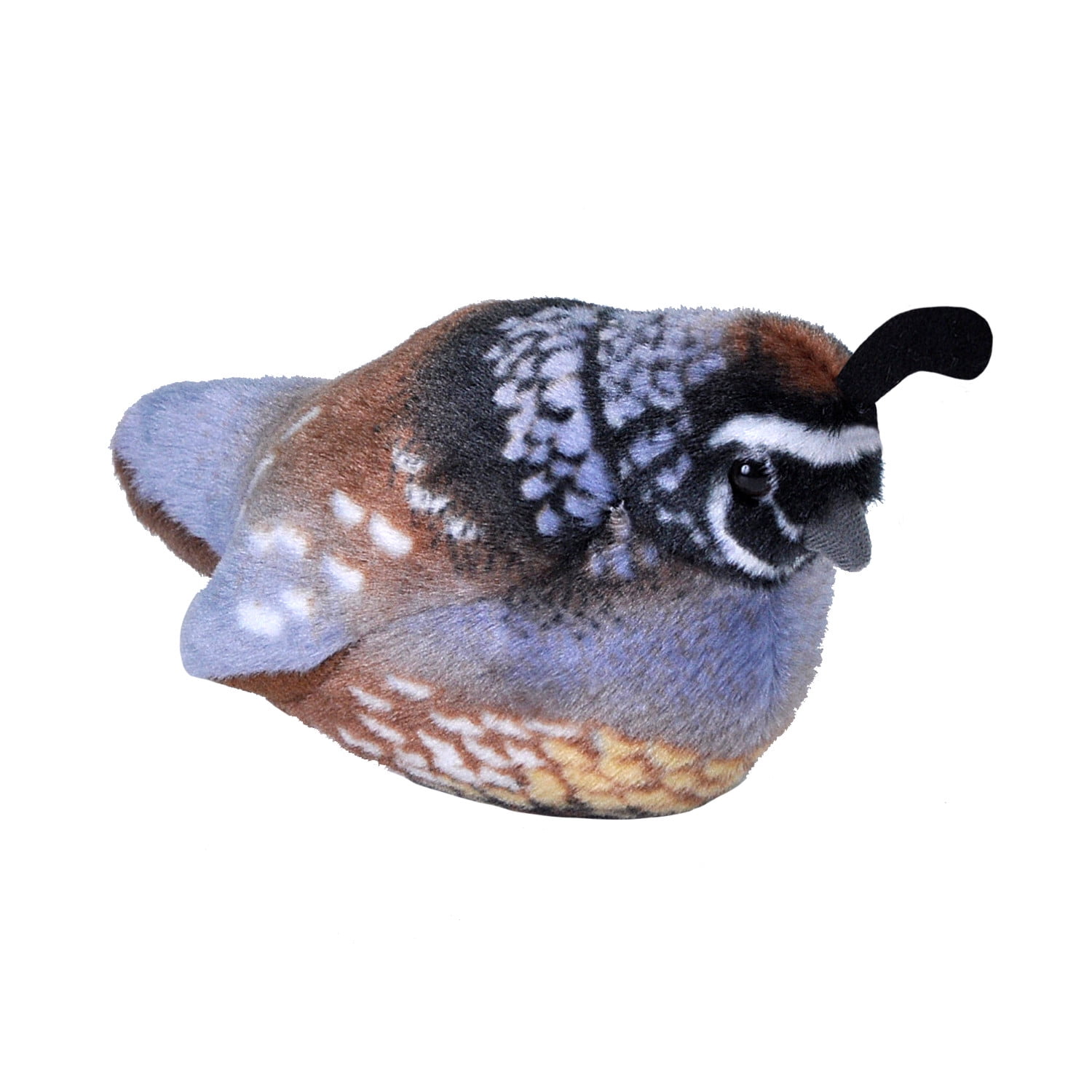 Wild Republic Audubon Bird California Quail Stuffed Animal, 5.5 Inches ...
