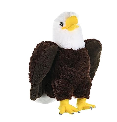 Wild Republic Bald Eagle Plush, Stuffed Animal, Plush Toy, Gifts for ...