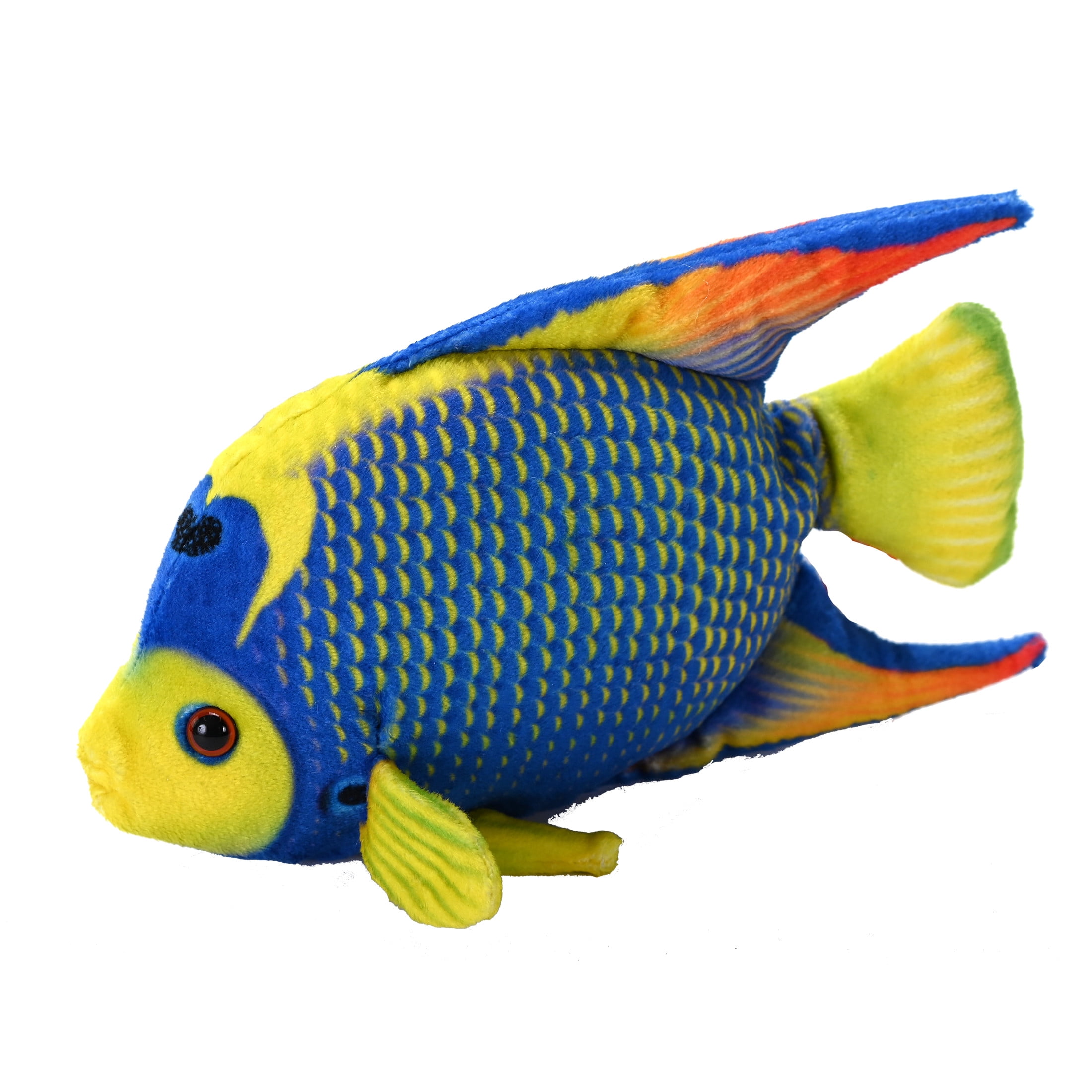 Wild Republic Coral Reefs Queen Angelfish Stuffed Animal, 6 Inches ...