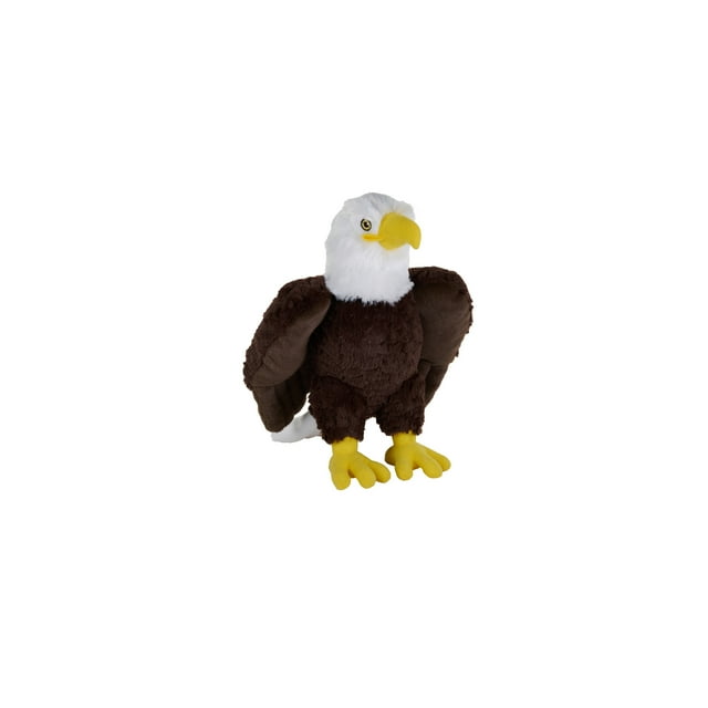Wild Republic Cuddlekins Eco Bald Eagle Stuffed Animal, 12 Inches ...
