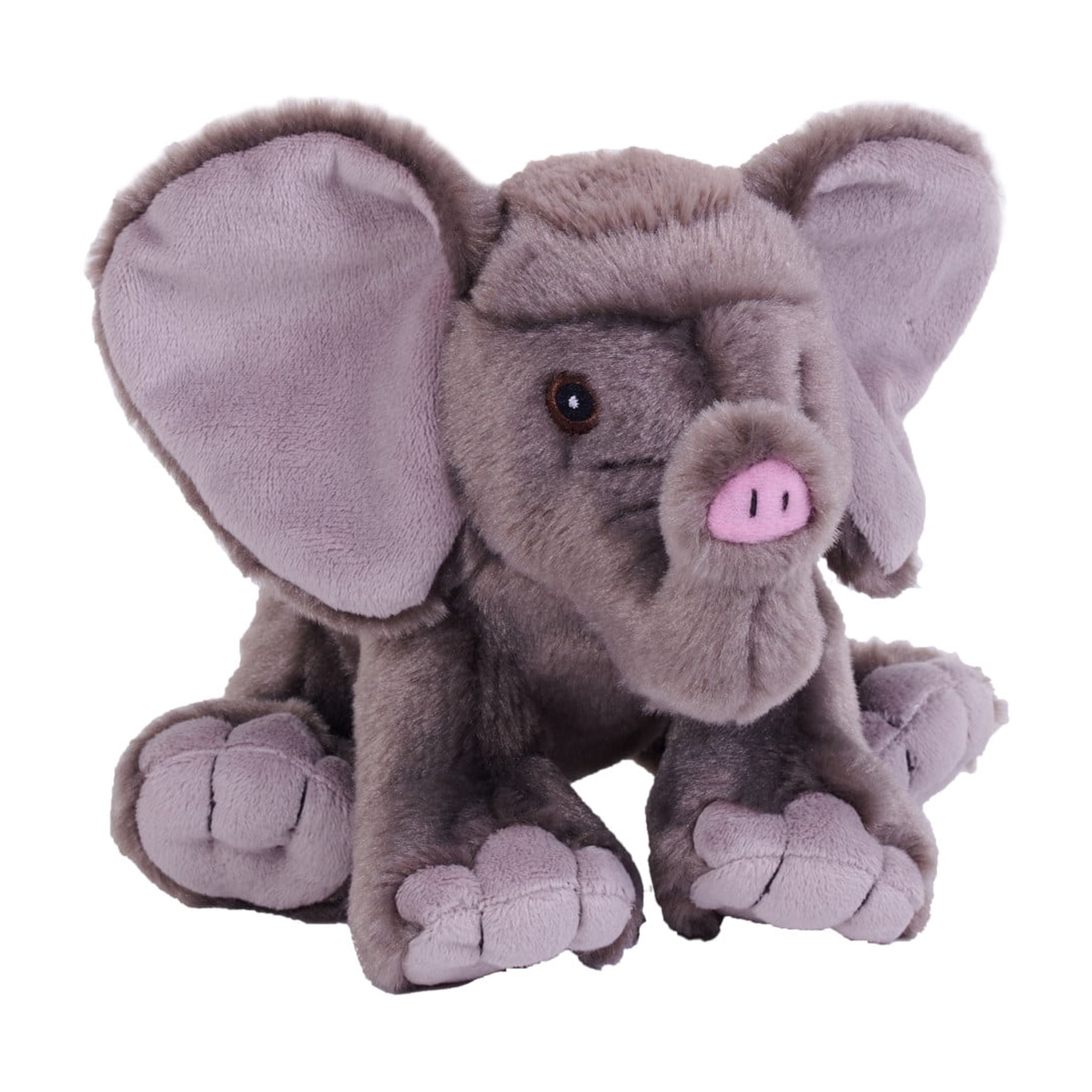 Wild Republic Cuddlekins Eco Mini African Elephant Stuffed Animal, 8 ...